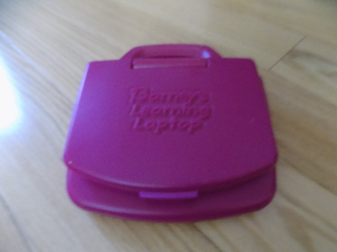 Barney the Dinosaur Learning Game Electronic Learning Laptop - Etsy