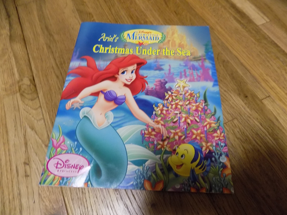 Ariel's Christmas Under the Sea Mermaid Disney Vintage | Etsy