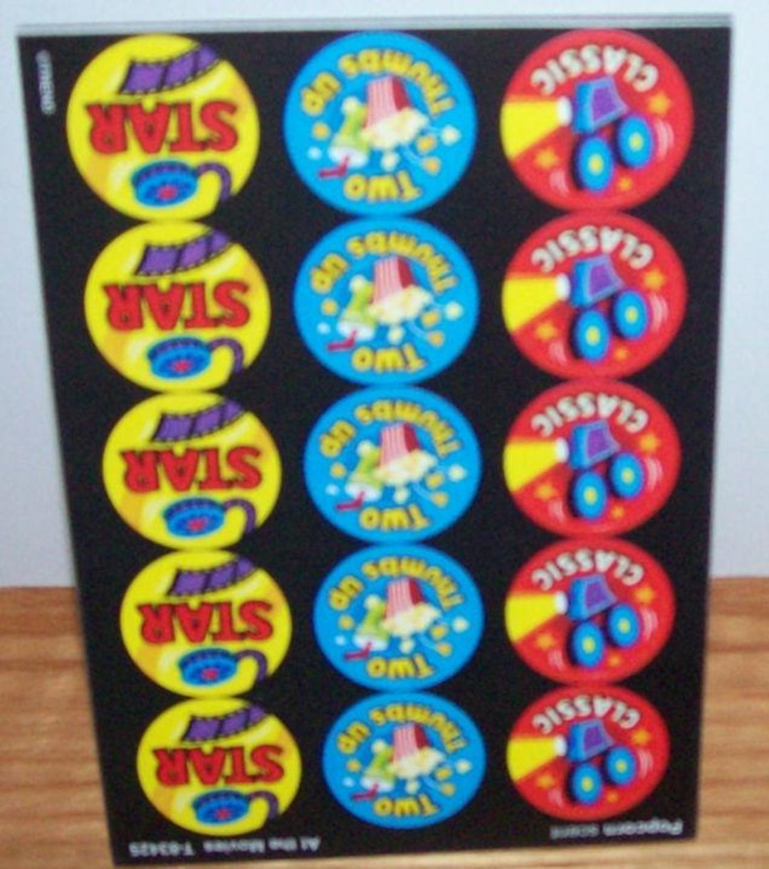 POPCORN TREND Vintage Scratch N Sniff STICKER Sheet 1980's Movie ...