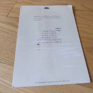 Vintage Hallmark Name Tags Labels Decorators New Year - Etsy