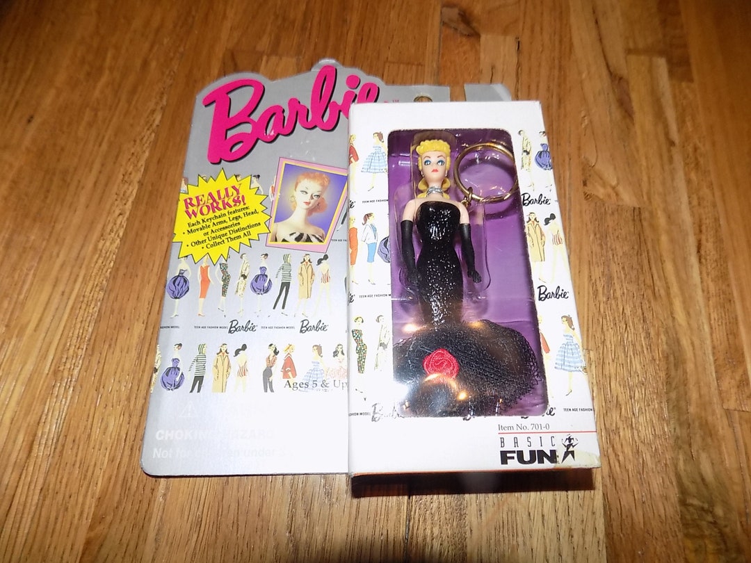 Barbie Vintage Keychain Basic Fun Toys Dolls Action Figure Mattel Dolls ...