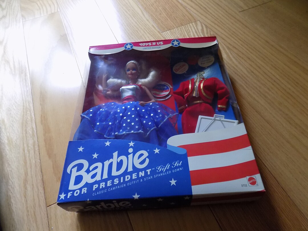 Barbie for President Vintage Toys Dolls Mattel Action Figure Toys R Us ...
