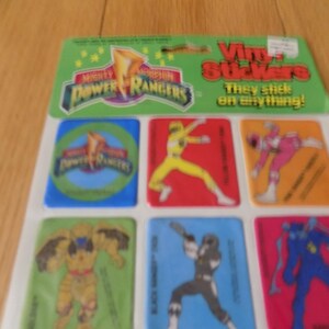 Mighty Morphin Power Rangers STICKERS Ranger Vintage Toys Doll - Etsy