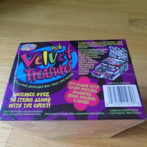 Lisa Frank Posh Velvet Treasure Box Chest Vintage SEALED NEW - Etsy