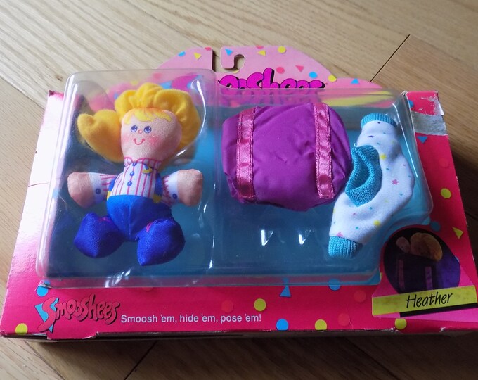 Smooshees Cuddlers Fisher Price Heather Outfit Bag Smooshies Vintage ...
