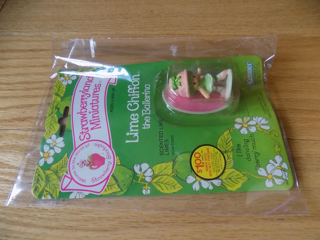 Strawberry Shortcake Mini Strawberryland Miniatures Lime Chiffon Sealed ...