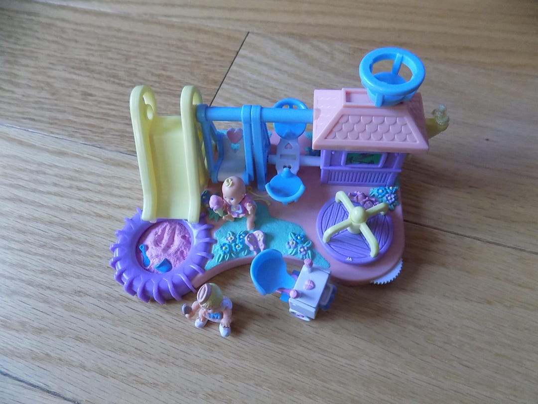 Polly Pocket Vintage Bluebird Play Ground Play Set Action Figure Toy ...