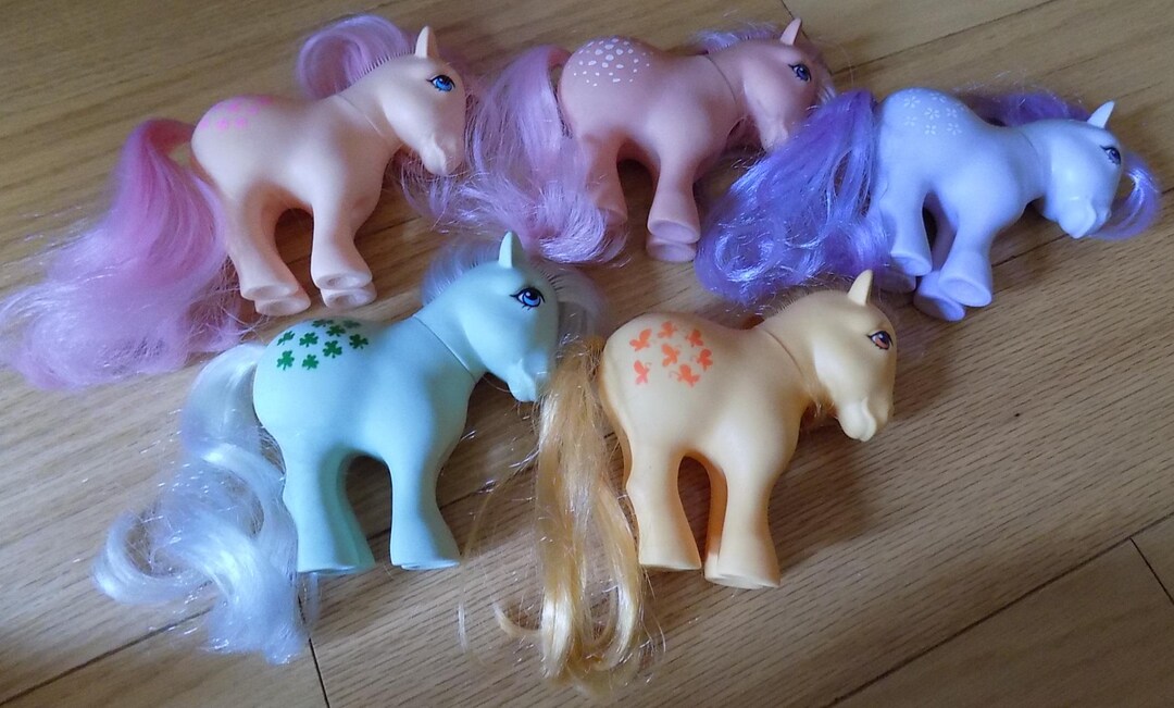 My Little Pony G1 Original Ponies Vintage Hasbro 1980's MLP G1 Horse ...