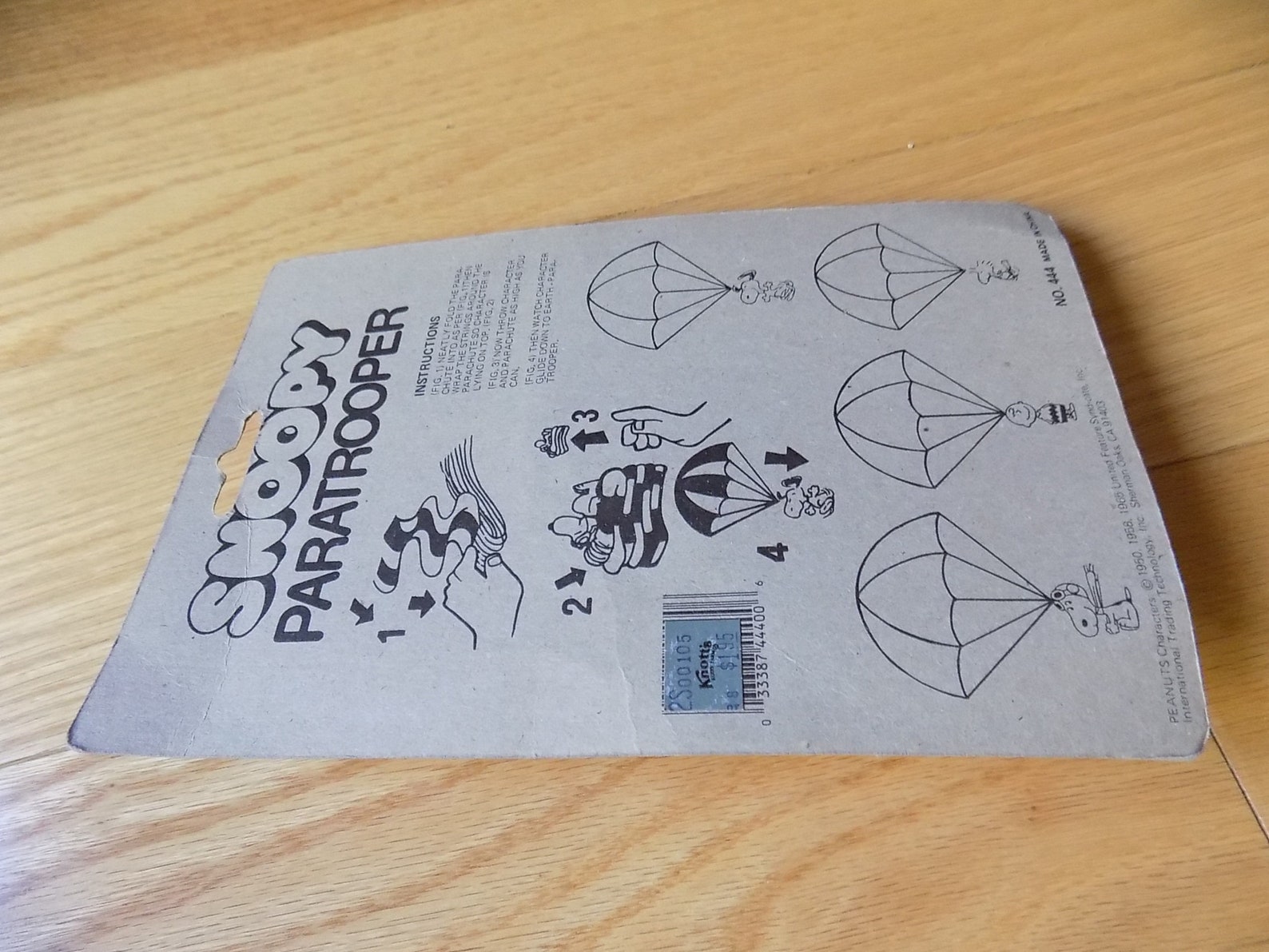 SNOOPY Paratrooper Woodstock Vintage Peanuts Charlie Brown - Etsy