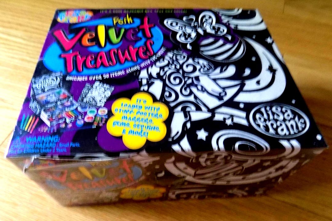 Lisa Frank Posh Velvet Treasure Box Chest Vintage SEALED NEW - Etsy
