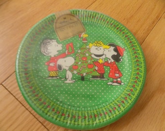Snoopy Paper Plates - Etsy