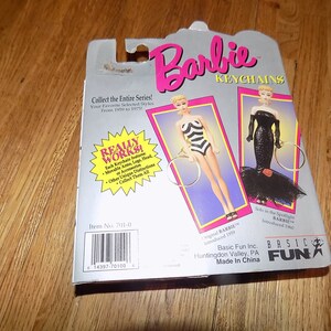 Barbie Vintage Keychain Basic Fun Toys Dolls Action Figure Mattel Dolls ...