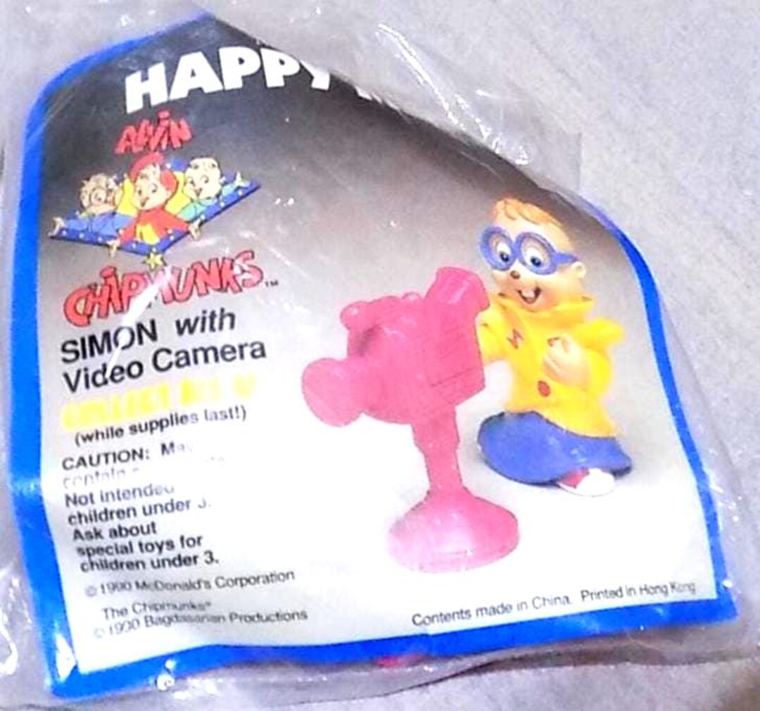Vintage Simon Chipmunk Happy Meal Toy: 1990s Burger King - Etsy Australia