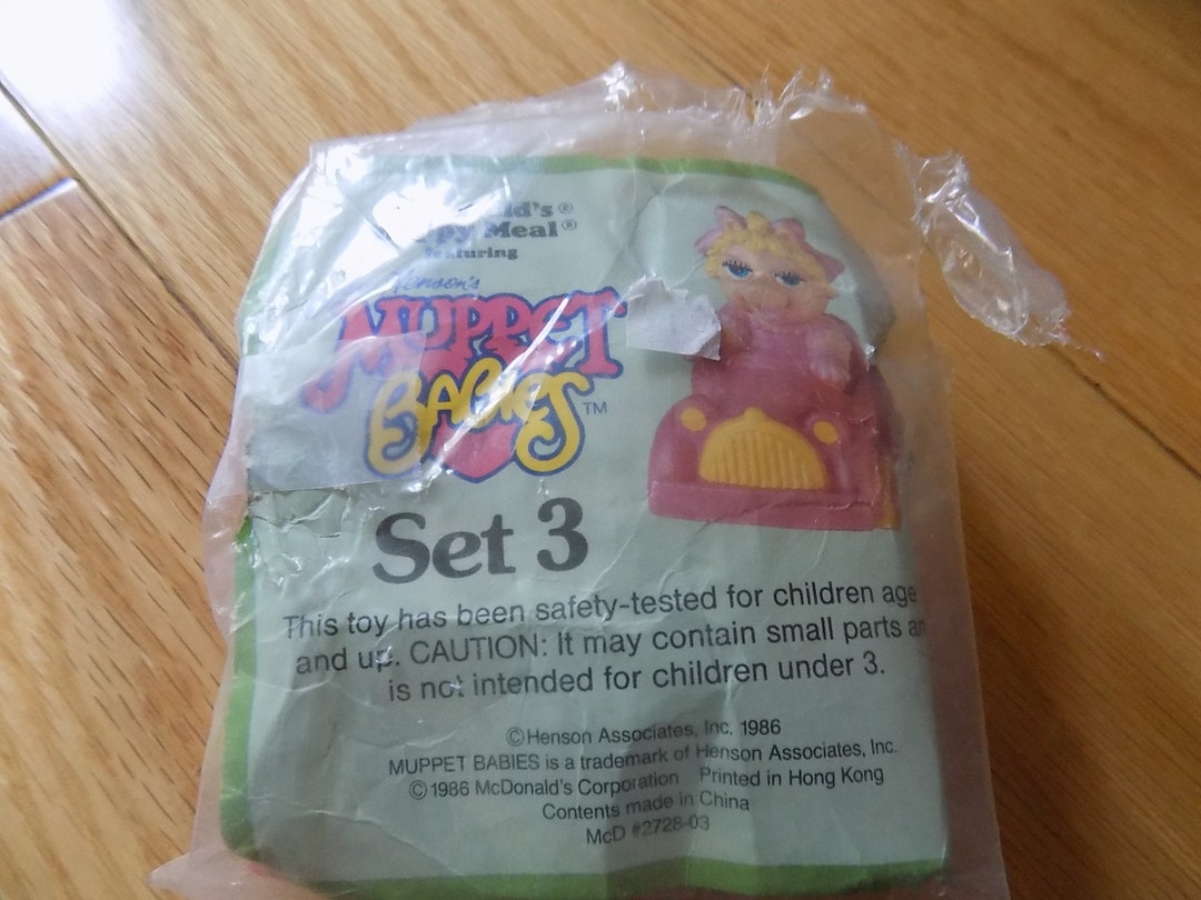 Muppets Babies Mcdonald's Happy Meal Toy Vintage 1986 Muppet Babies ...