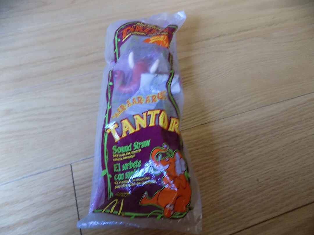 Tarzan Walt Disney Tantor Elephant Sound Straw Action Figure Dolls Toys ...