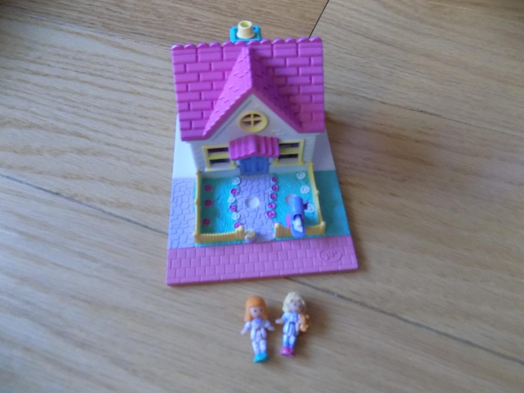 Polly Pocket Vintage Bluebird Cozy Cottage Play Action Figure Toy Doll ...