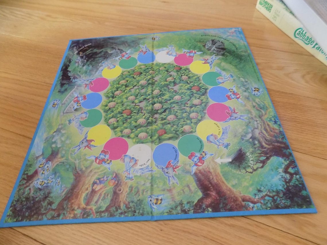 Vintage Cabbage Patch Kids Game: Friends to the Rescue, 1984 - Etsy