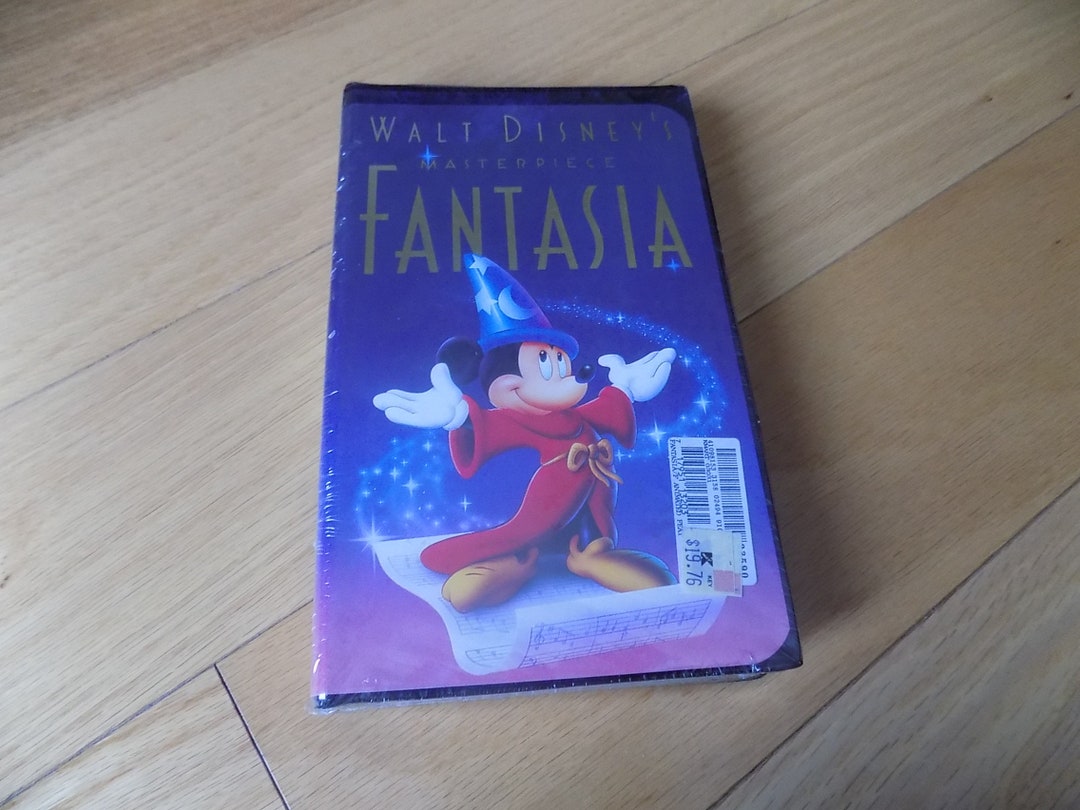 Walt Disney's Masterpiece Fantasia VHS Tape Sealed - Etsy