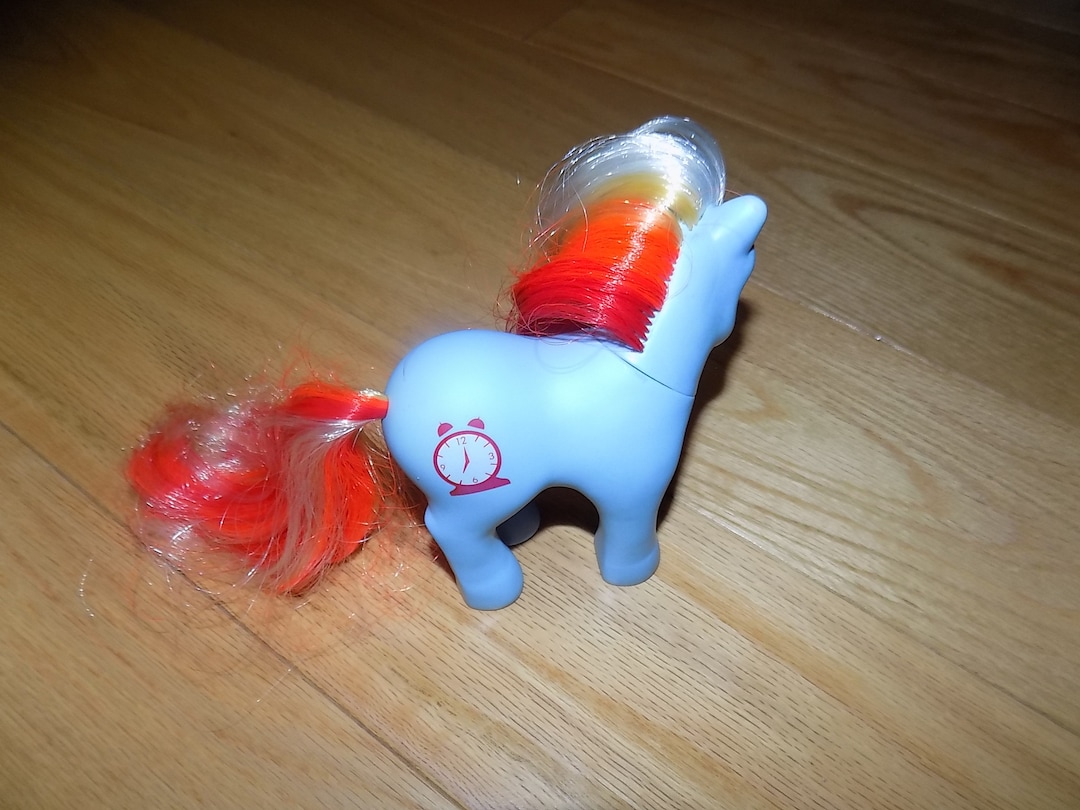 My Little Pony Bright Eyes Ponies Horse Vintage Hasbro 1980's MLP Clock ...