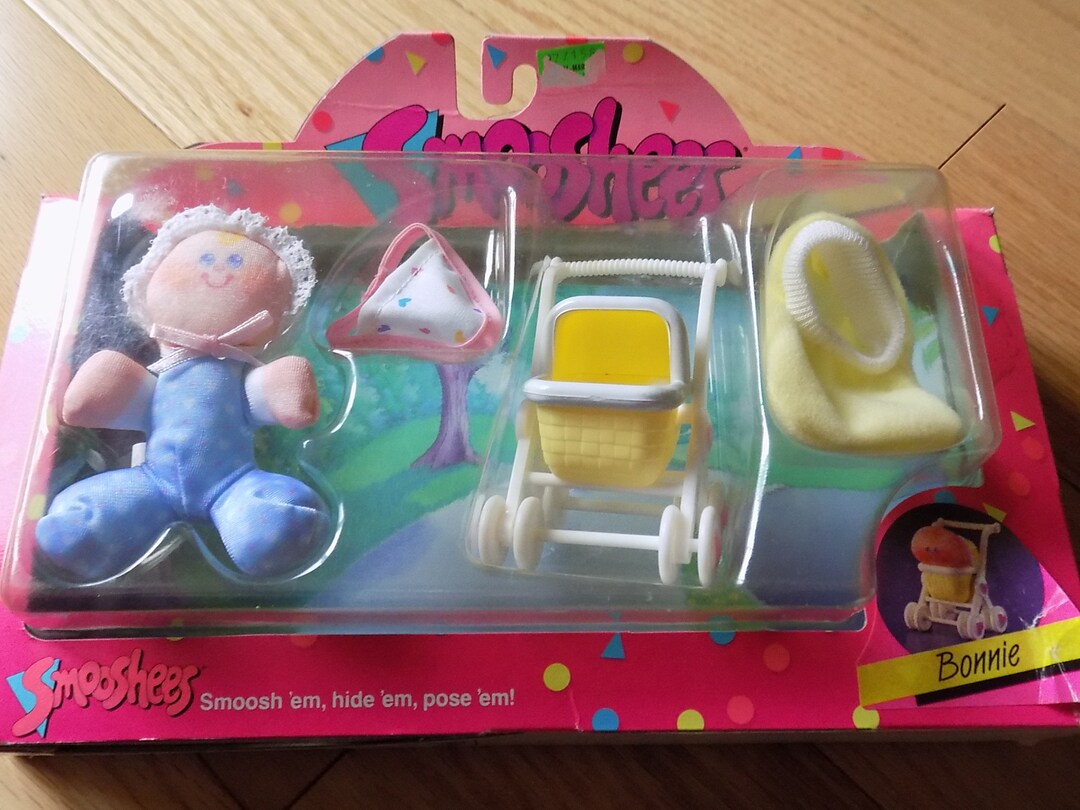 Smooshees Cuddlers Fisher Price Bonnie Baby Stroller Smooshies Vintage ...