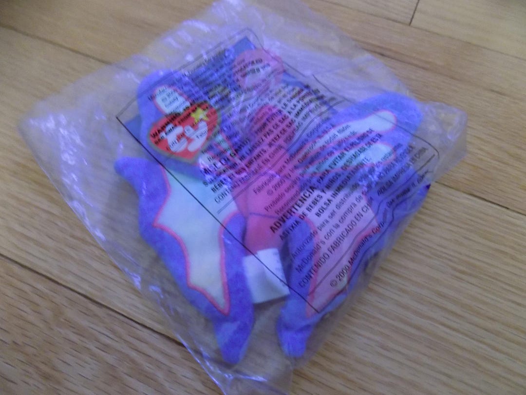 Ty Beanie Babies Flitter Butterfly Vintage Mcdonald's Happy Meal Toy ...
