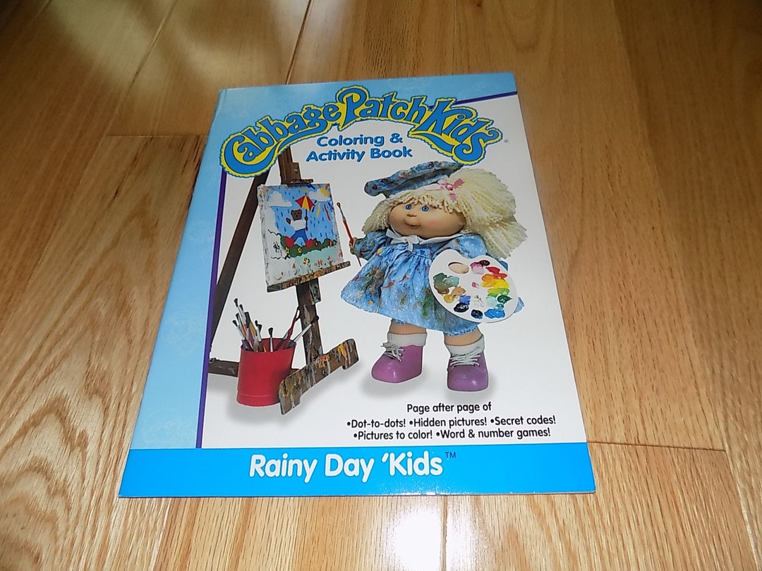 Cabbage Patch Kids CPK Coloring and Activity Book Rainy Day Kids ...