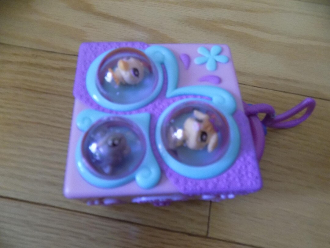 The Littlest Pet Shop Tiniest Tiny Teeniest LPS Compact Play Set ...