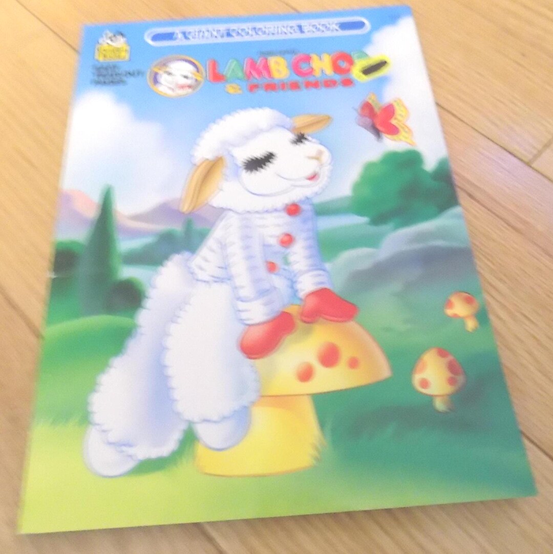 Lamb Chop and Friends Coloring Book: Vintage Uncolored Lambchop Shari ...