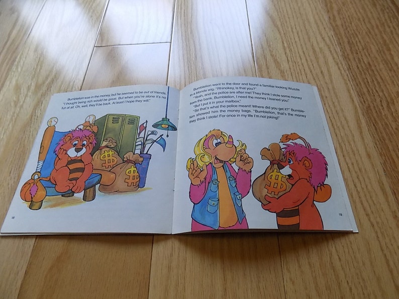 Wuzzles Bumblelion's Funny Money Disney Wuzzle Vintage - Etsy