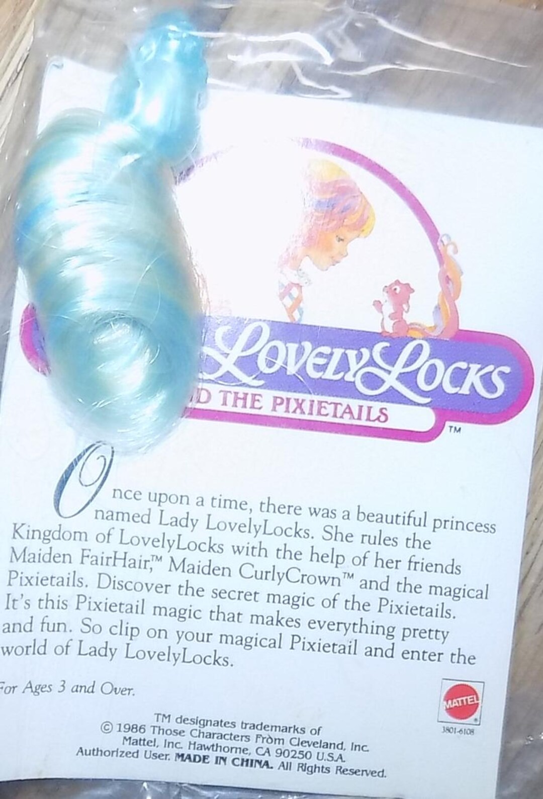 Vintage Lady Locks Pixietail, Mattel 1986 (sealed) - Etsy