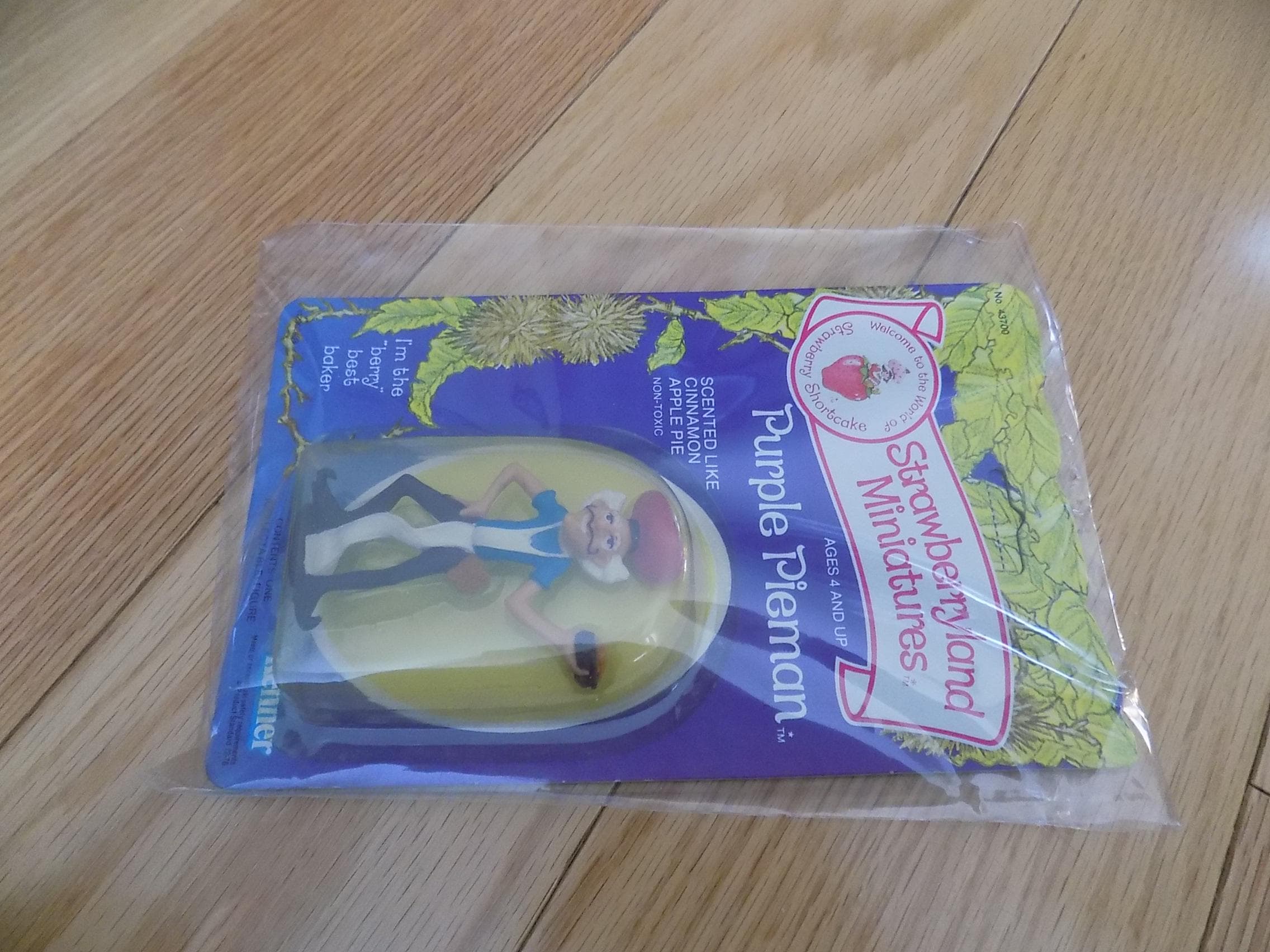 Vintage Strawberry Shortcake Purple Pieman Miniature: Sealed 1982 ...