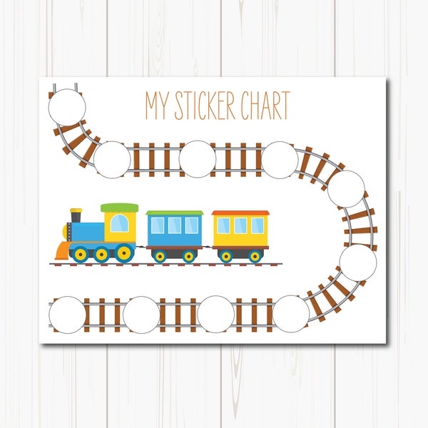 Train Potty Charts - Etsy