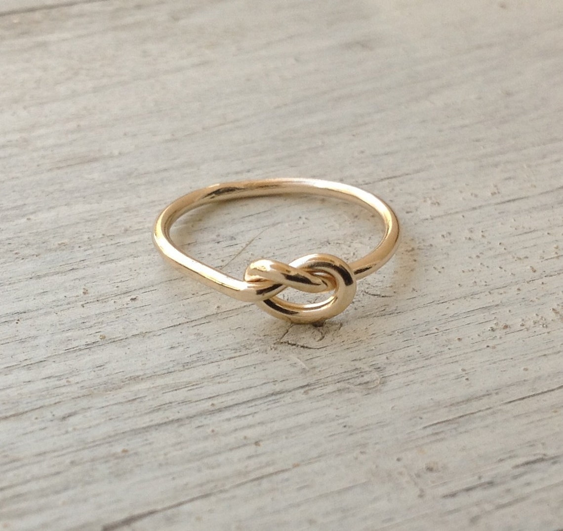 Knot Ring Knot Knuckle Ring Knuckle Ring Friendship Ring | Etsy