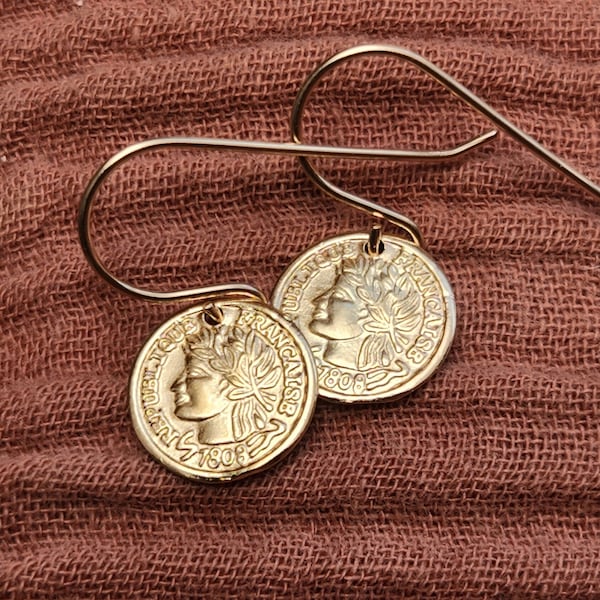 Coin Earrings - Etsy
