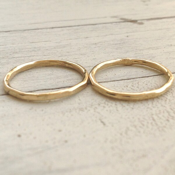 Thin Knuckle Rings - Etsy