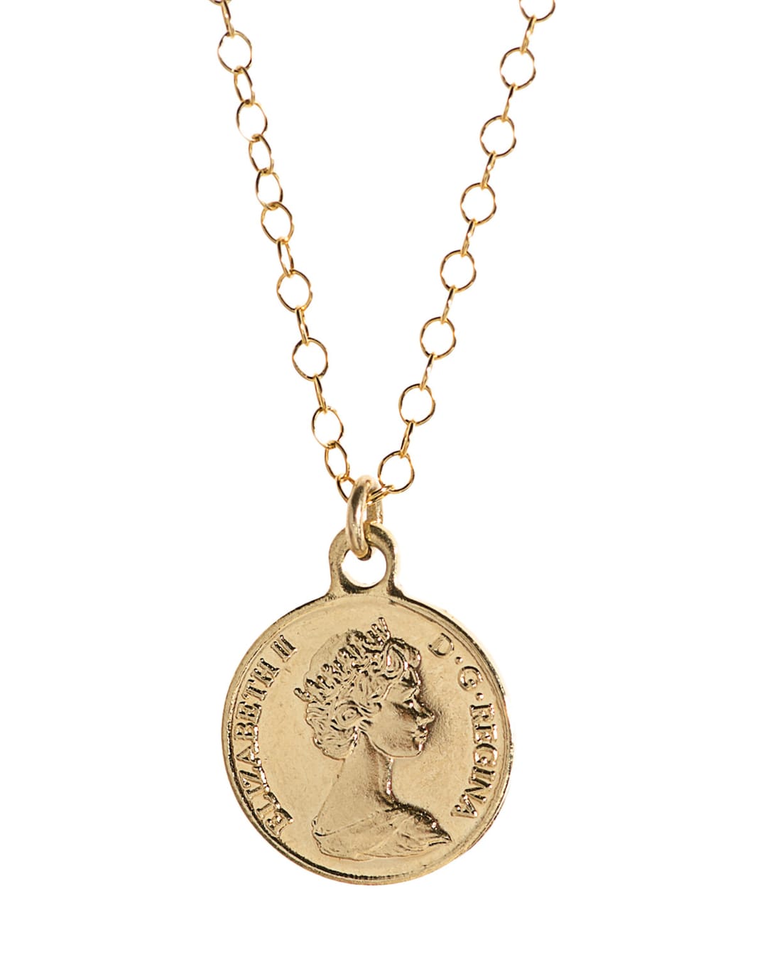 Gold Coin Necklace,dainty Necklace, Gold Necklace, Gold Coin Necklace ...