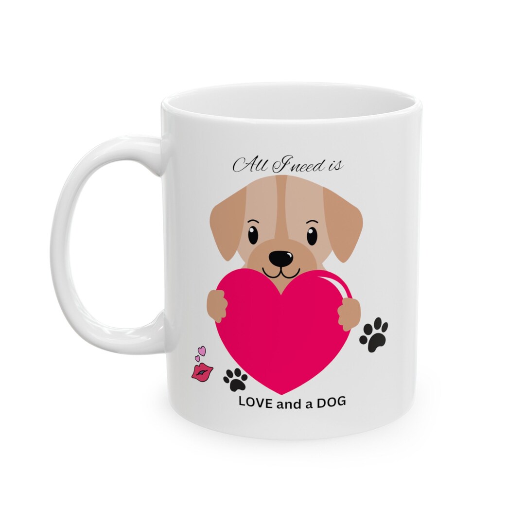 Cute Dog Coffee Ceramic Mug, 11oz - Etsy