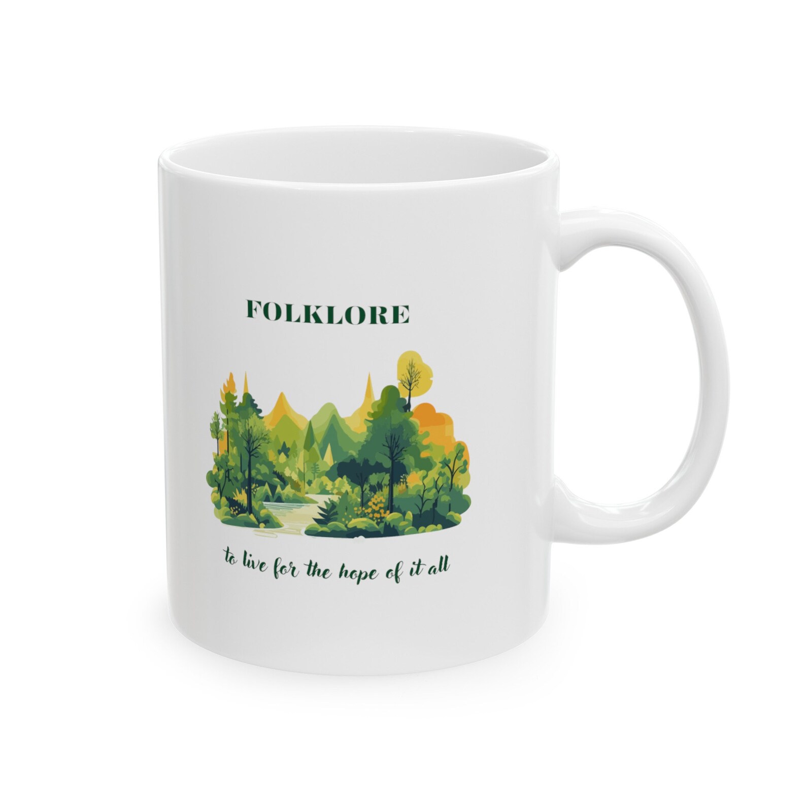 Taylor Swift Folklore Inspired Ceramic Mug, 11oz - Etsy