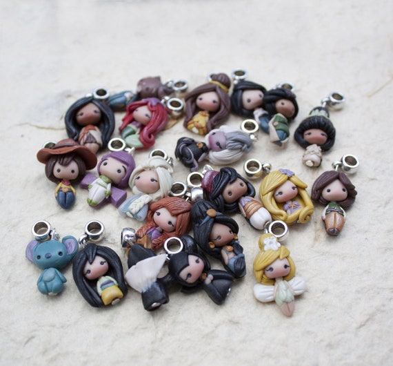 Cute Polymer Clay Disney Charms