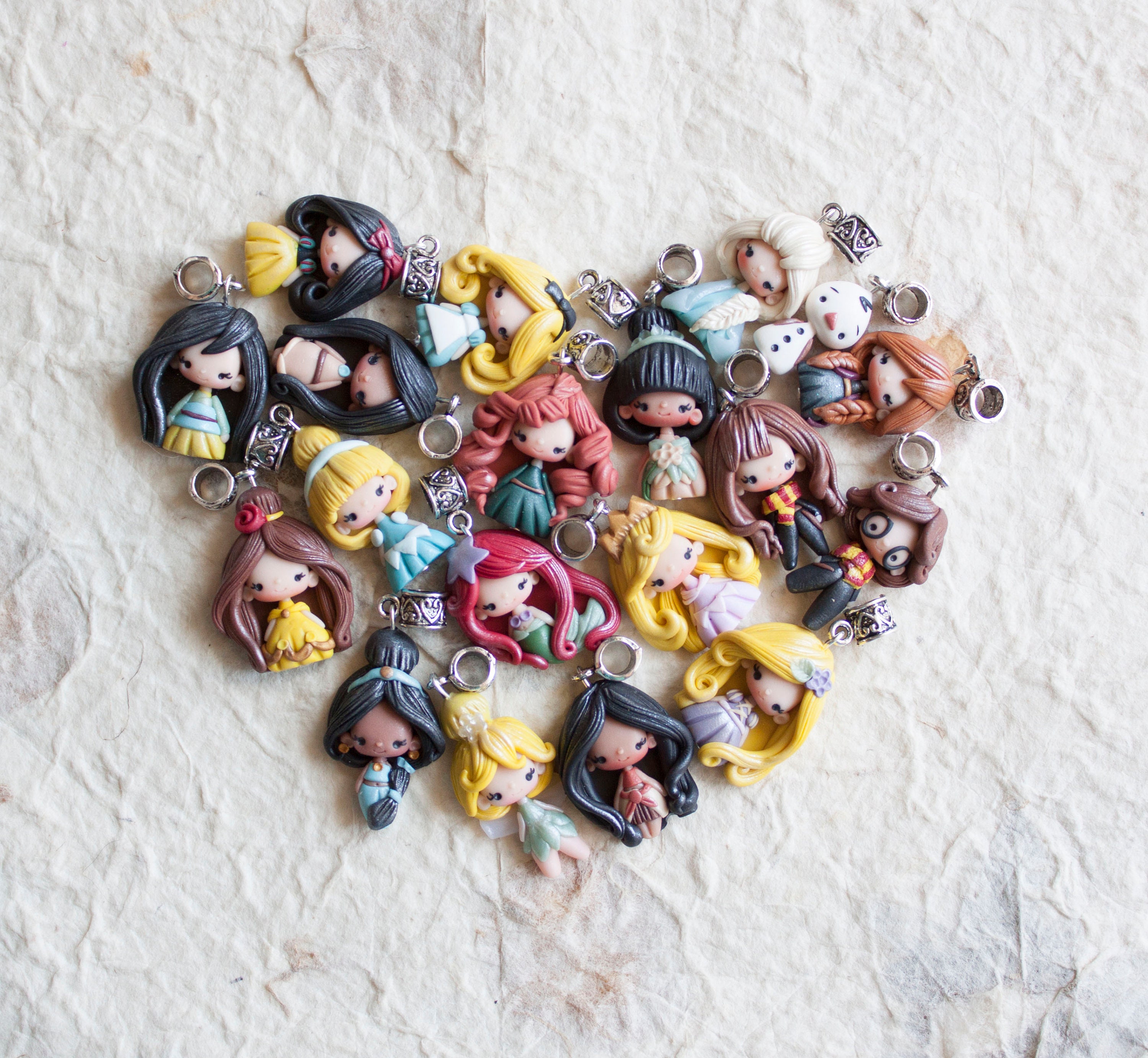 Polymer Clay Charms Disney