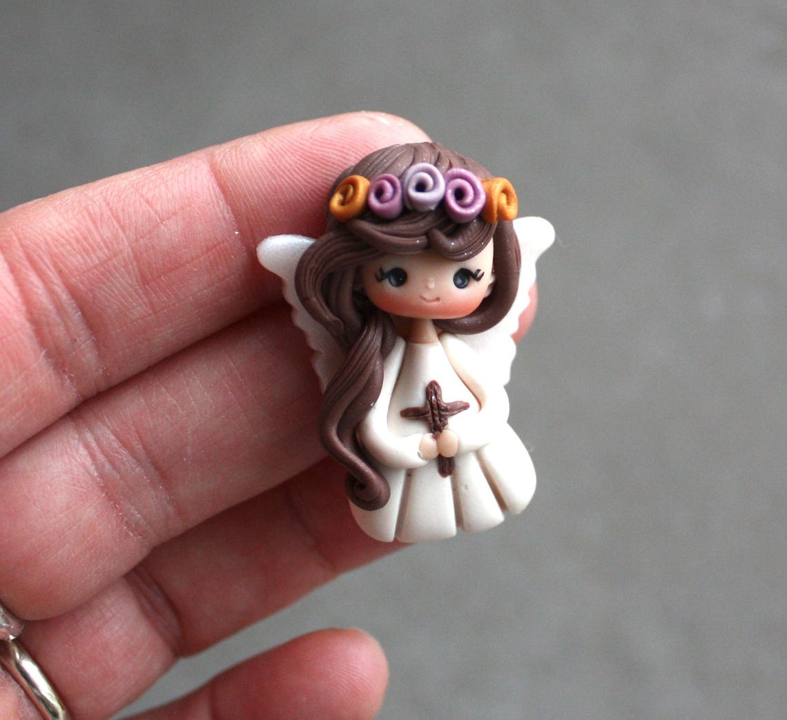Guardian Angel Girl Doll – First Communion Favor – Personalized ...