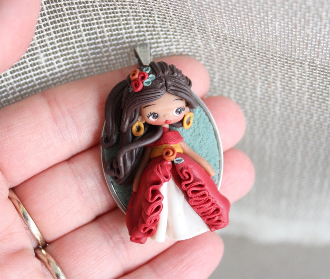 Disney Elena Necklace,princess Disney Pendant, Handmade Jewelry for ...