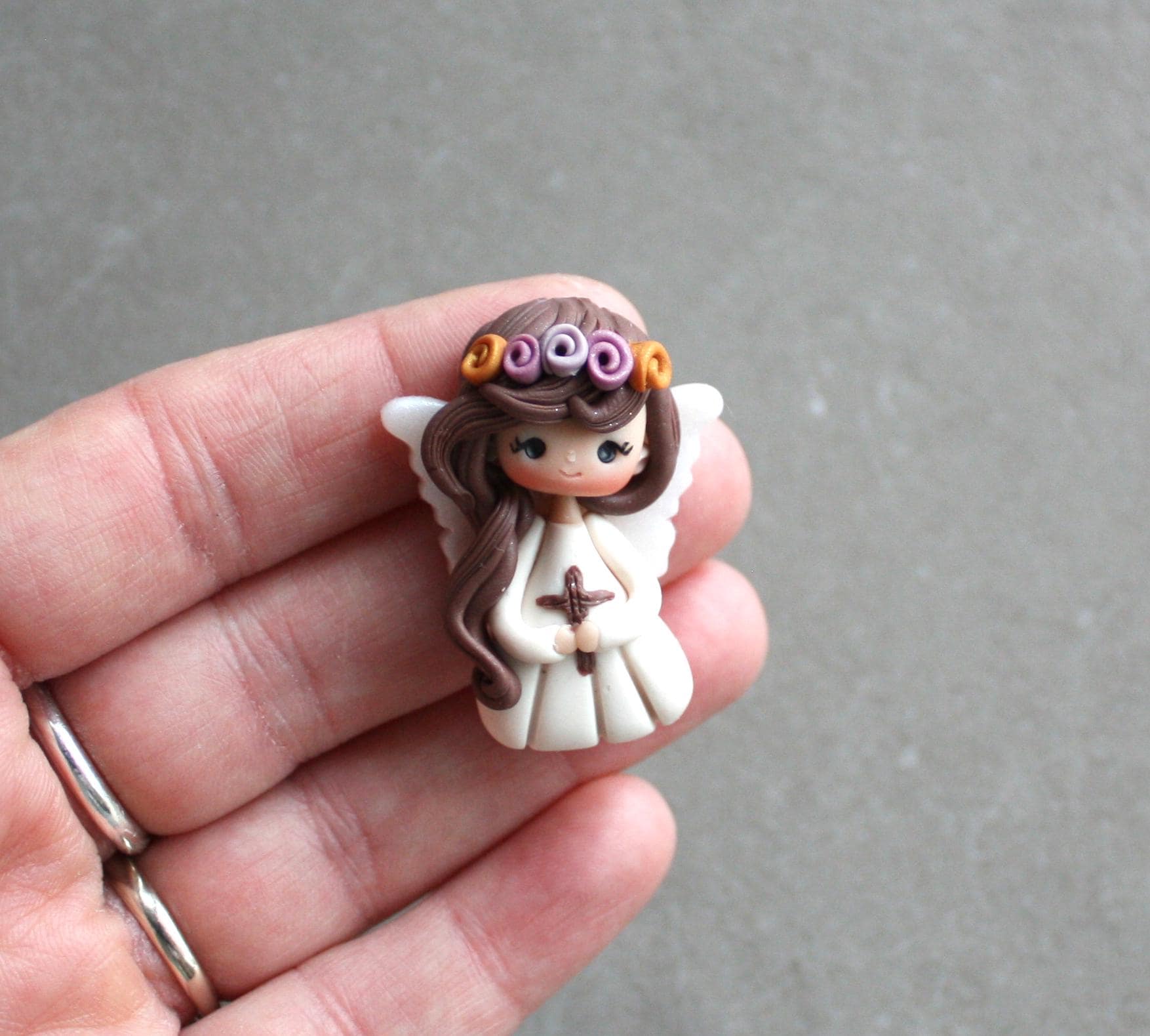 Guardian Angel Girl Doll – First Communion Favor – Personalized ...