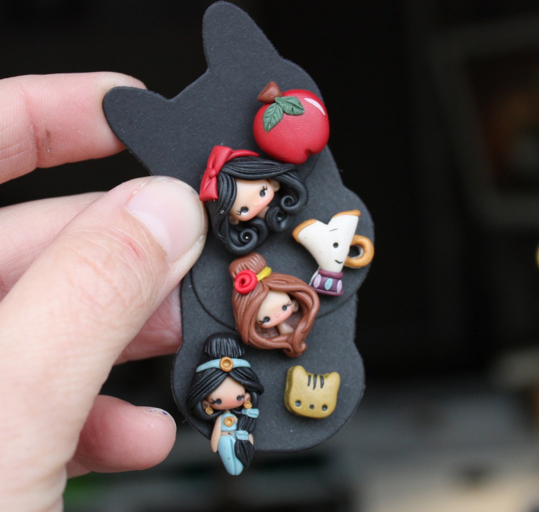Studs Disney Earrings, Polymerclay Disney Studs, Doll Studs, Cute ...