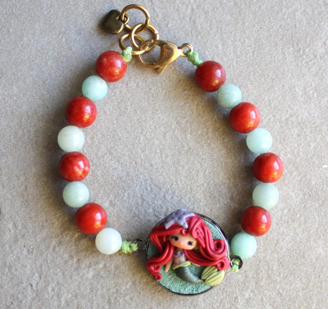 Ariel Disney Bracelet, Hard Stones Bracelet, Princess Bracelet, Zingara ...