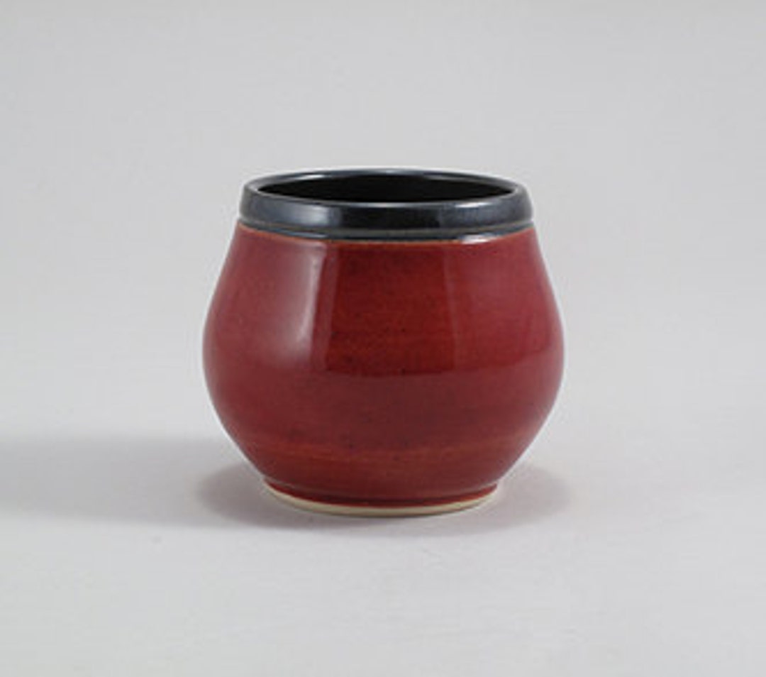 Copper Red Ceramic Tea Cup - Etsy