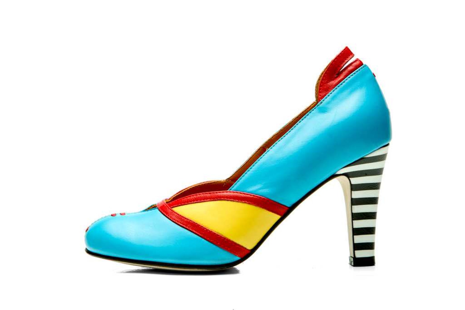 High Heel Turquoise Blue Pumps/ Handmade Shoes/ Women's | Etsy