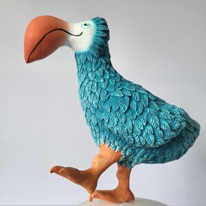 DODO Polymer Clay Sculpture, OOAK Hand Painted. Dillon Dodo - Etsy