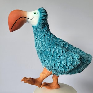 DODO Polymer Clay Sculpture, OOAK Hand Painted. Dillon Dodo - Etsy