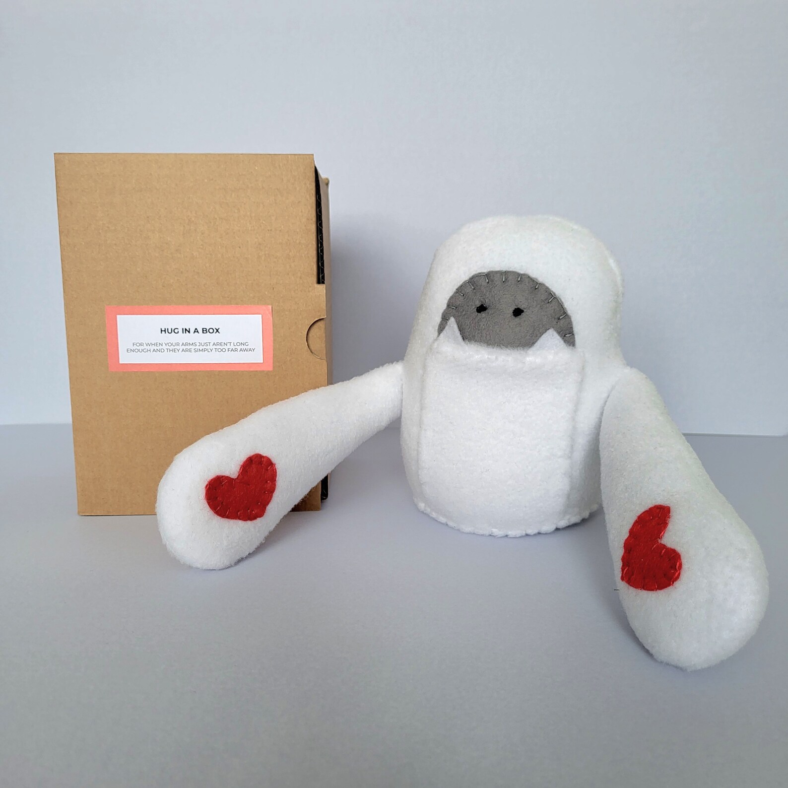 HUG IN A BOX Gift for a Far Away Friend Yeti - Etsy